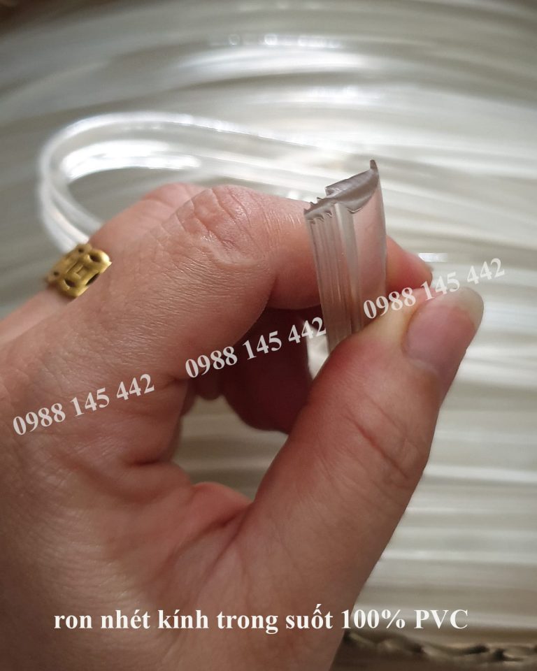 Ron kính 100% PVC trong suốt - RON CỬA GIẢM CHẤN